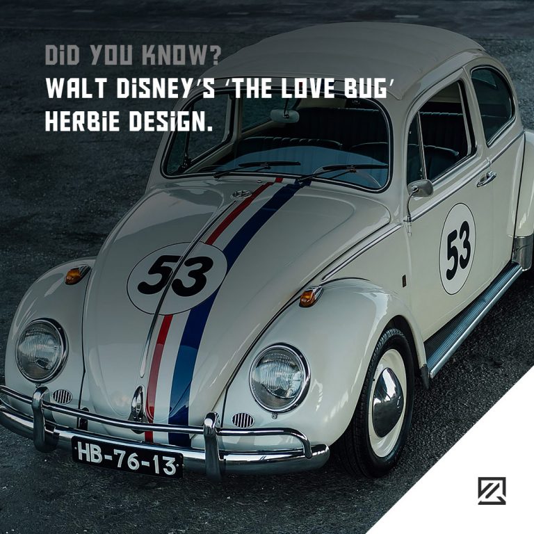 Walt Disney’s ‘The Love Bug’ Herbie Design. MILTA Technology